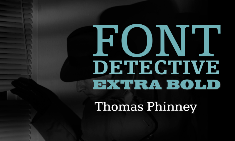 Font Detective, Extra Bold | AIGA Chicago